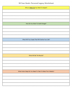 Have You Thought About Your Legacy?